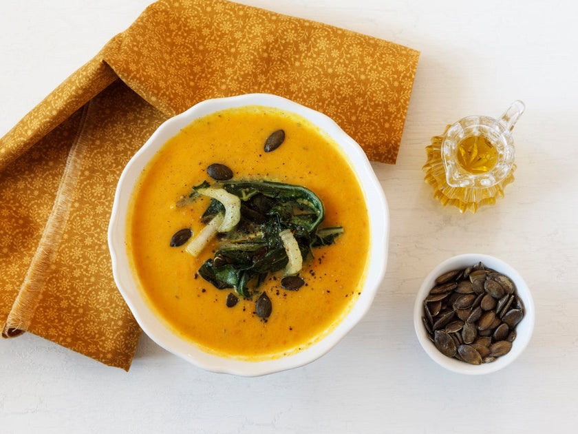 SOPA DE ABÓBORA COM PAK CHOI E AROMA DE GENGIBRE – Dietflash Medical